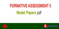 AP FA2 Self-Assessment 2 Question Papers 2024-25 for 6th-10th Class