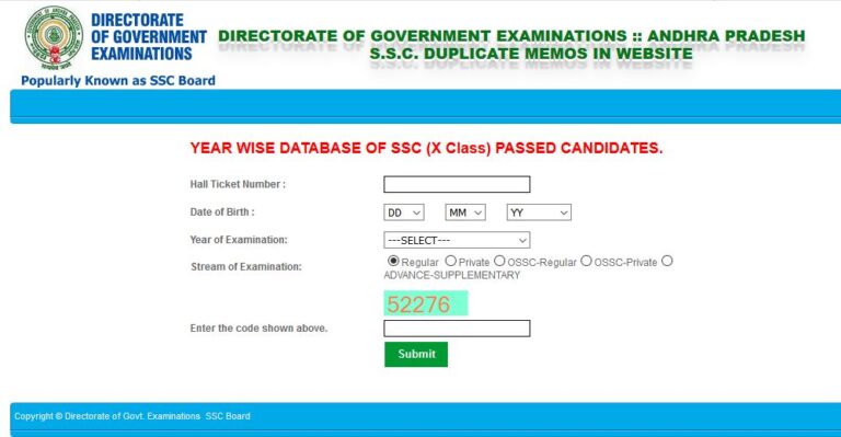 AP SSC 10th Class Marks Short Memo 2025 at bse.ap.gov.in