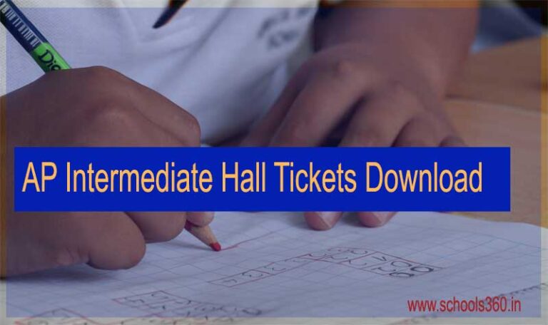 AP Intermediate Hall Tickets 2025 Download at bie.ap.gov.in