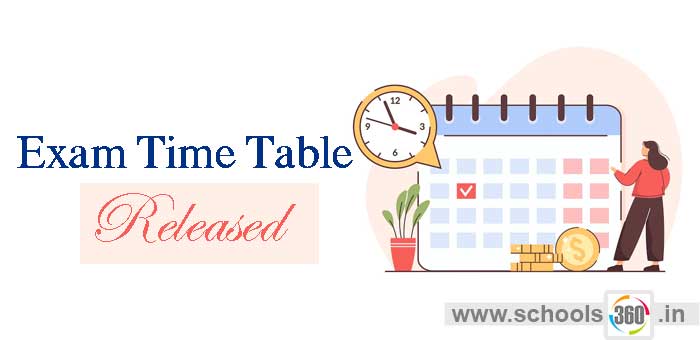 AP CBSE Schools Term 2 Exams Time Table 2024 8th,9th Class Term-II Exam ...