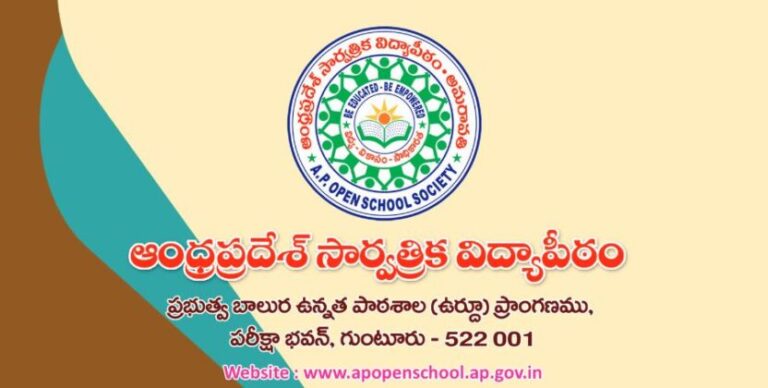 APOSS AP Open Inter Question Papers 2026 PDF