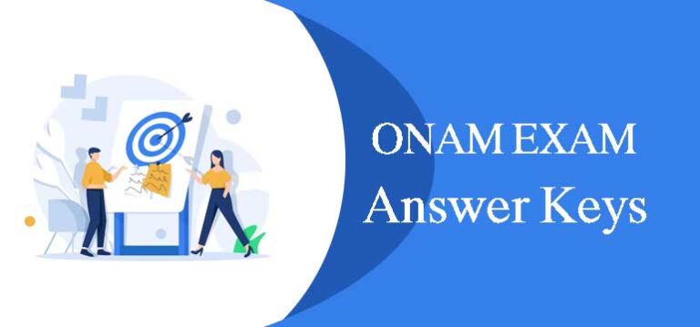 Kerala 1st Terminal Onam Exam 2025 Answer Key Papers