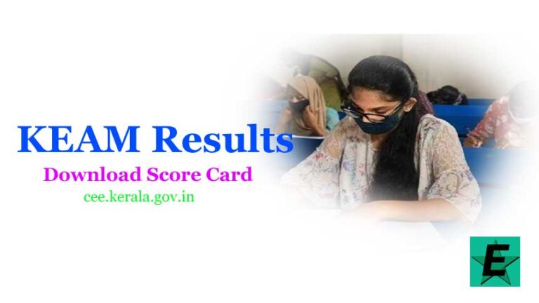 KEAM Result 2025 (Out) Score Card, Rank list