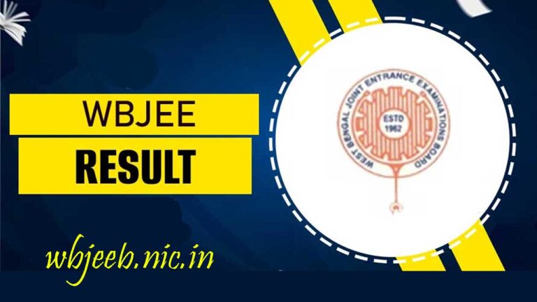 WBJEE Result 2025; Check WBJEE Score Card Date at wbjeeb.nic.in