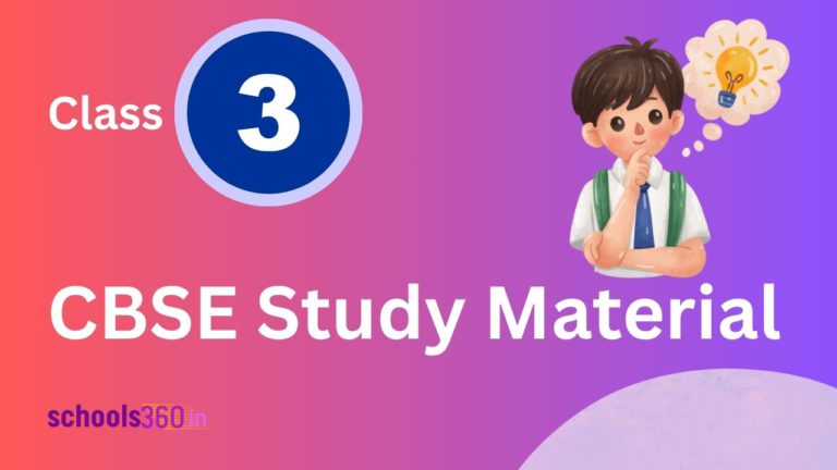 CBSE Class 3 Syllabus 2025-26 and NCERT Solutions