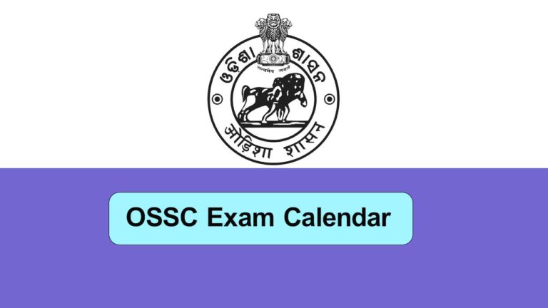 OPSC Exam Calendar 2025-26 Odisha Govt Exam Dates
