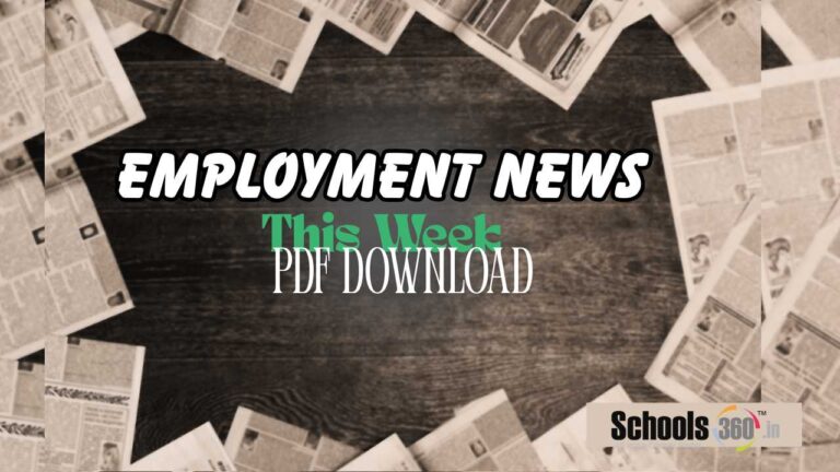 Employment News Weekly PDF (03-09 Jan 2026) Direct Link