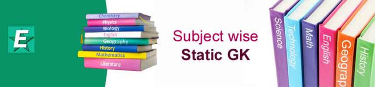 Static GK: Updated General Knowledge PDF for All Exams (Topics)