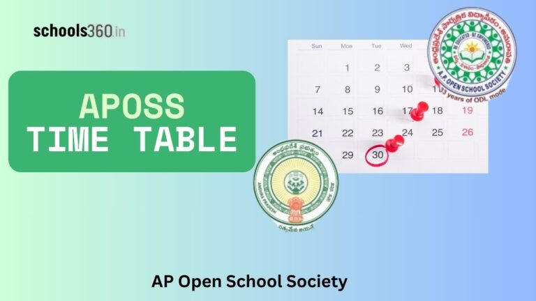 APOSS Inter Time Table May 2025, AP Open Inter Exam Dates