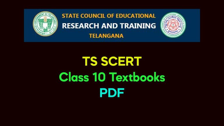SCERT Telangana 10th Class Text Books 2025-26 PDF Download