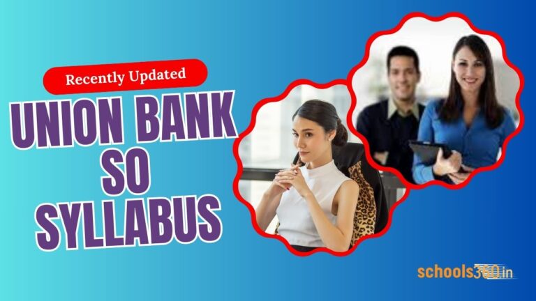 Union Bank SO Syllabus 2025 Assistant Manager Exam Pattern PDF