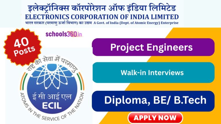ECIL Hyderabad Recruitment 2025 Project Engineer and Technical Officer ...